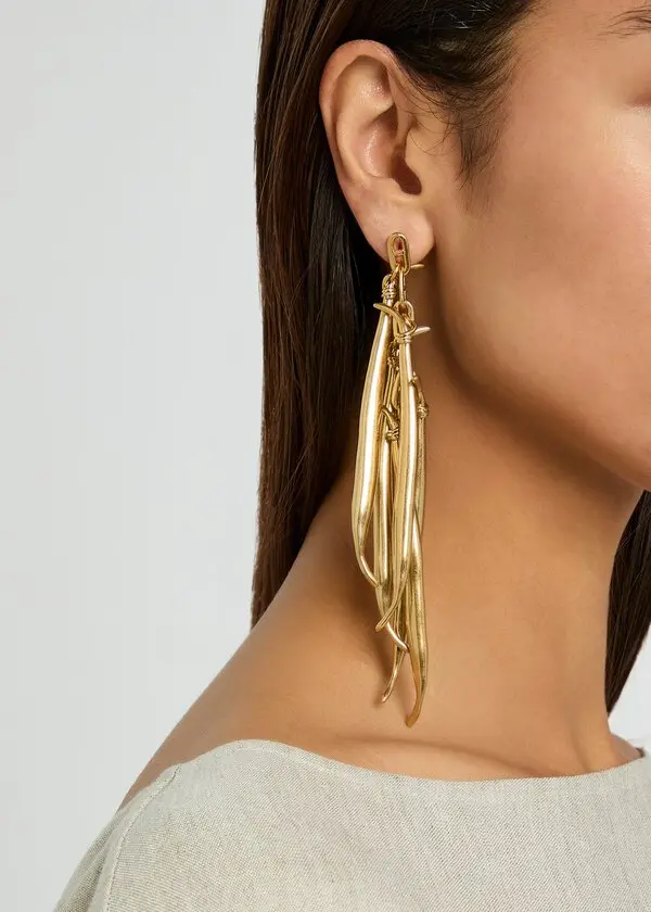 Jacquemus Les Bouclés Haricots Drop Earrings