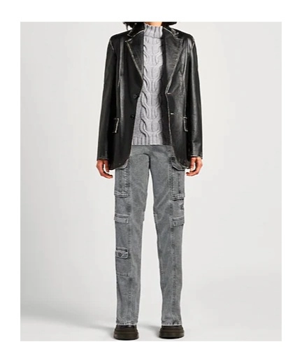 Isabel Marant Étoile Denim Cargo Trousers - Gray