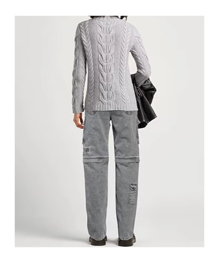 Isabel Marant Étoile Denim Cargo Trousers - Gray