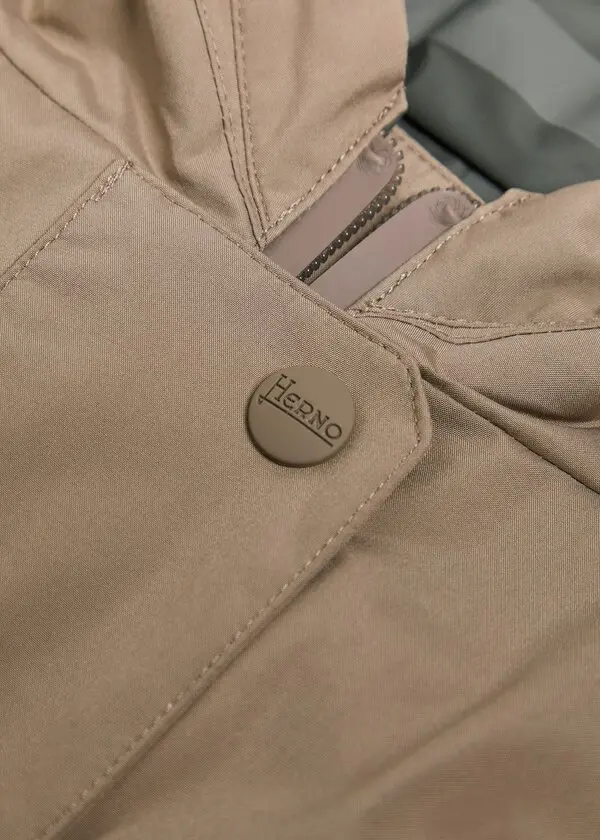 Herno Hooded Brushed Shell Jacket