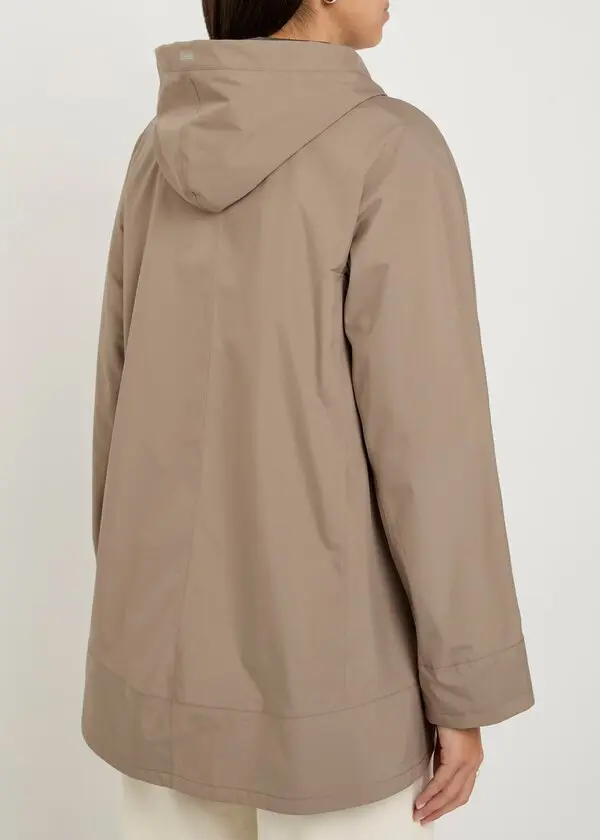 Herno Hooded Brushed Shell Jacket