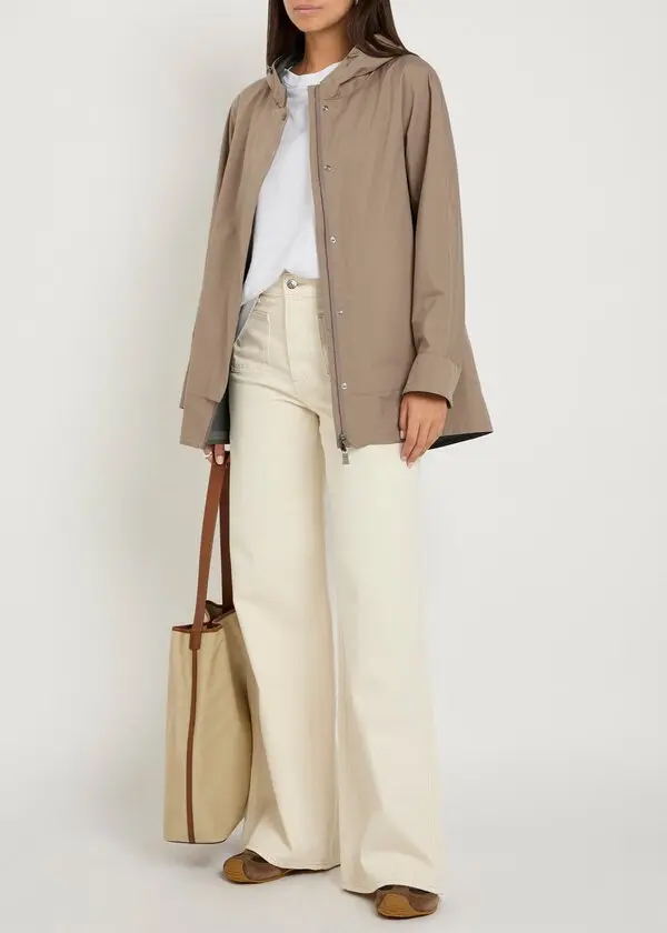 Herno Hooded Brushed Shell Jacket
