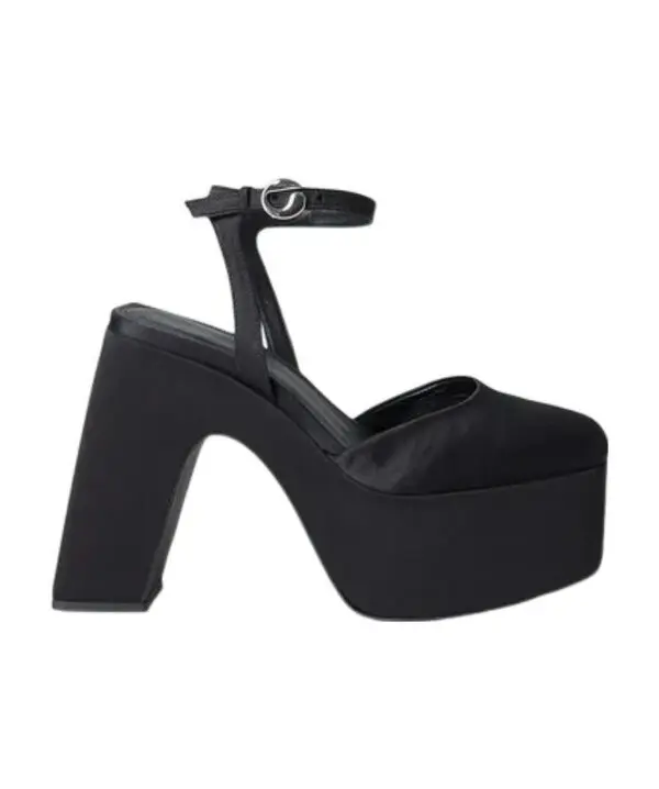 Coperni Bridge Platform Round-toe Pumps With Ankle Strap