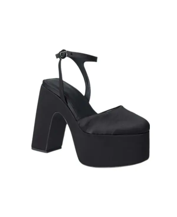 Coperni Bridge Platform Round-toe Pumps With Ankle Strap
