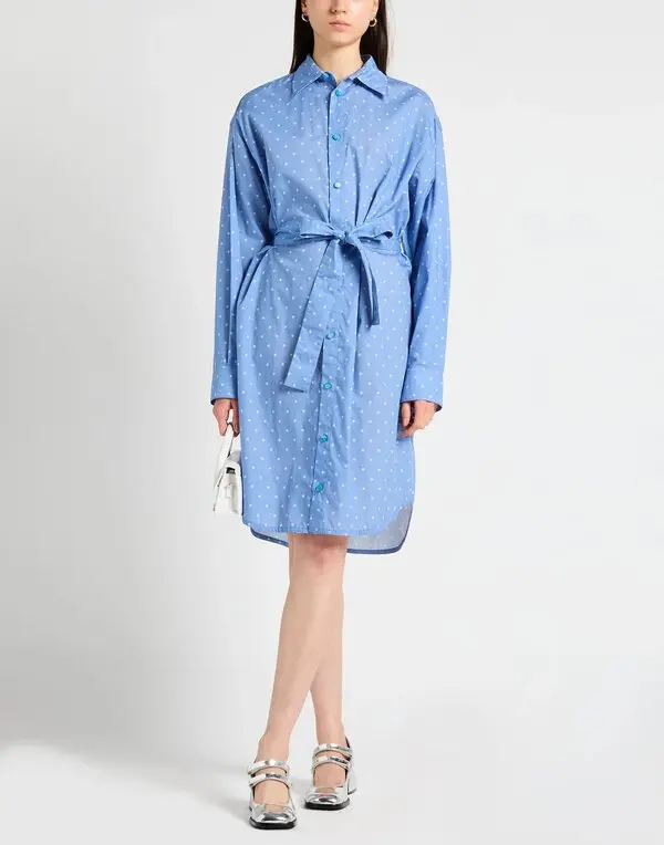 Marni Polka Dot Belted Shirt Dress