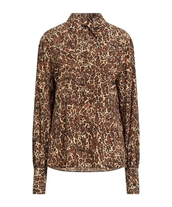 Isabel Marant Étoile Leopard Print Long Sleeve Shirt