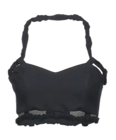 GANNI Halterneck Cropped Top