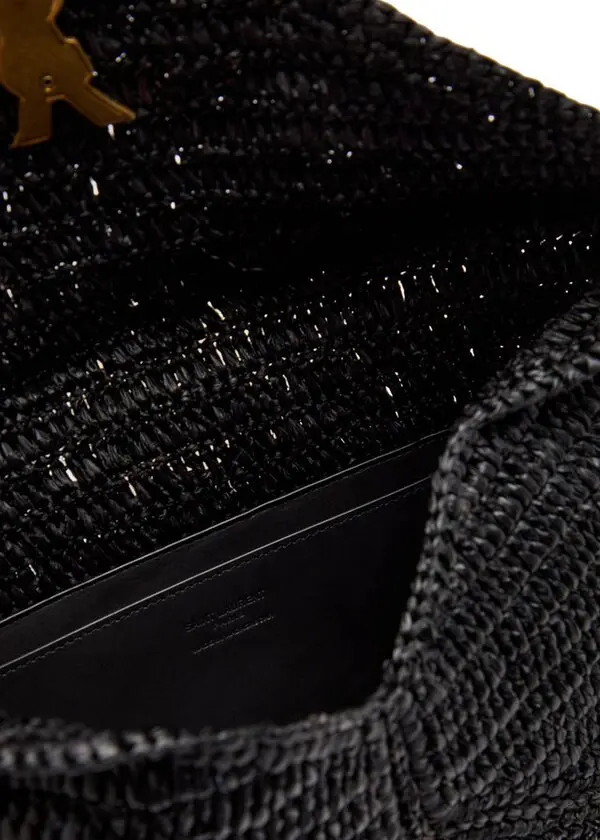 Saint Laurent Envelope Suede Pouch