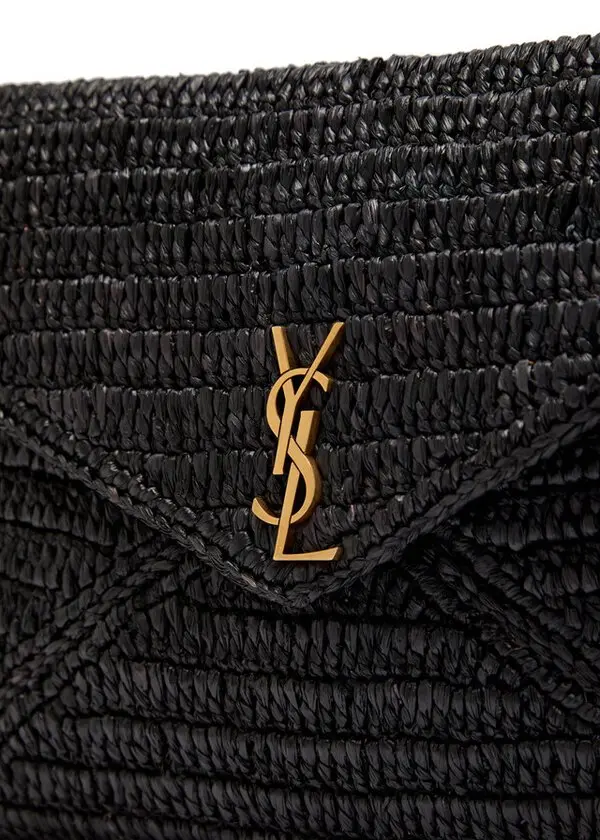 Saint Laurent Envelope Suede Pouch