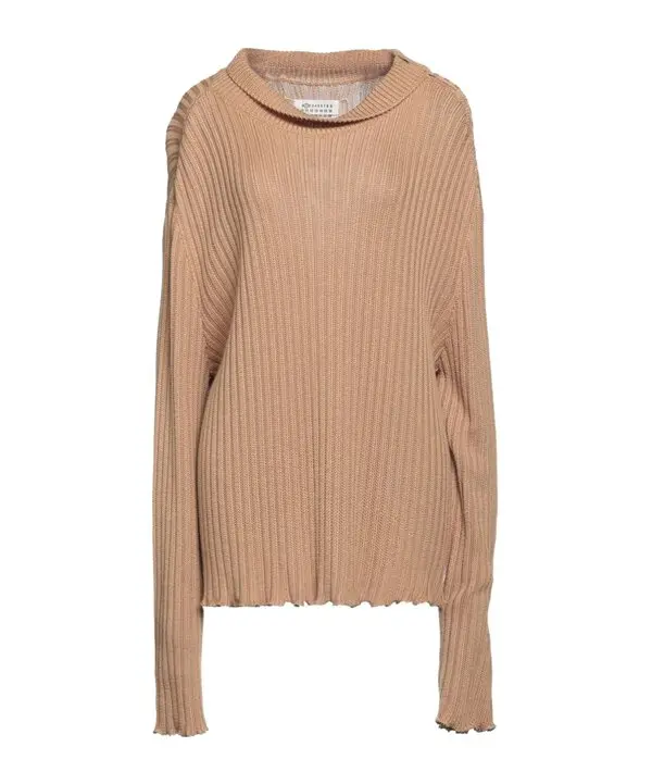 MAISON MARGIELA Minimalist Solid Color Knit Sweater