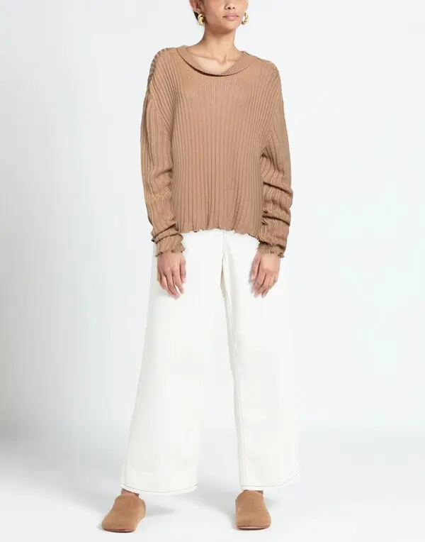 MAISON MARGIELA Minimalist Solid Color Knit Sweater
