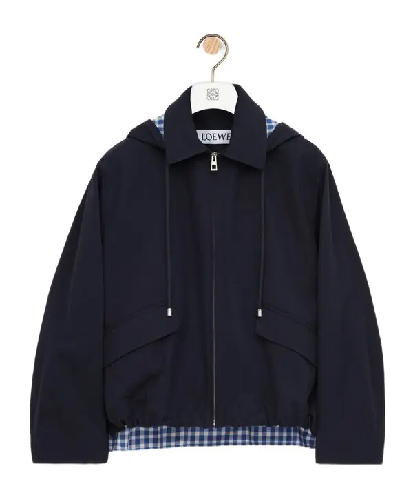 Loewe Long-sleeved Zip-up Jacket With Detachable Hood