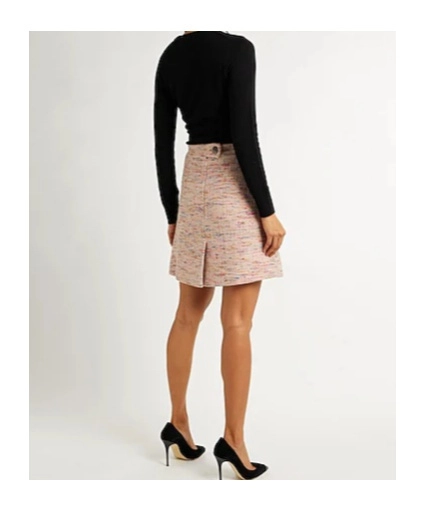 GANNI Tweed Mini Skirt
