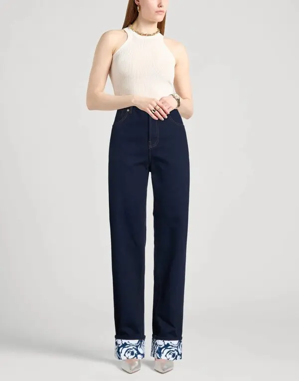 Burberry Dark Wash Straight Leg Jeans