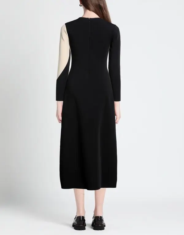 Tory Burch Color-blocked Long Sleeve Dress