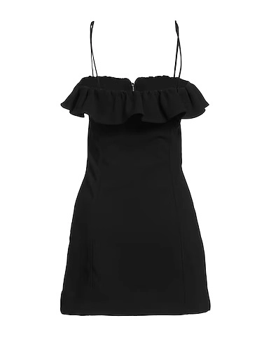 GANNI Party Dress With Deep V-neck And Zipper Closure