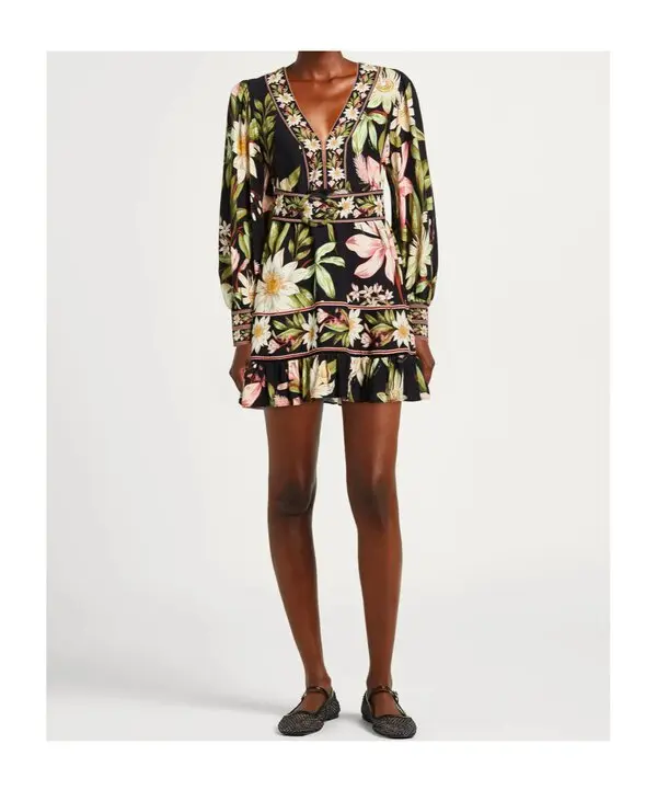 Farm Rio Long-sleeved Dress