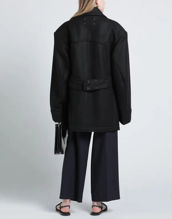 MAISON MARGIELA Double-breasted Felt Coat