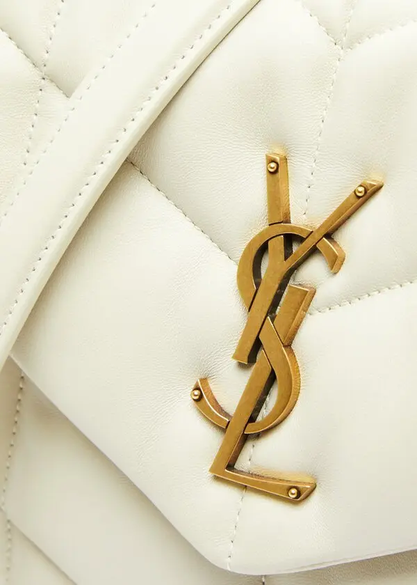 Saint Laurent Lou Puffer Small Leather Shoulder Bag