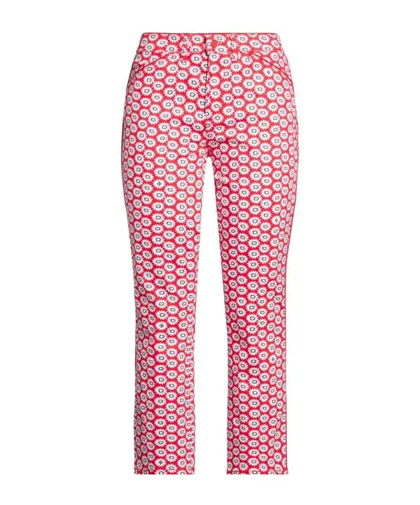 Tory Burch Floral Printed Cropped Jeans