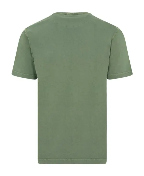 Stone Island Logo-embroidered Crewneck T-shirt