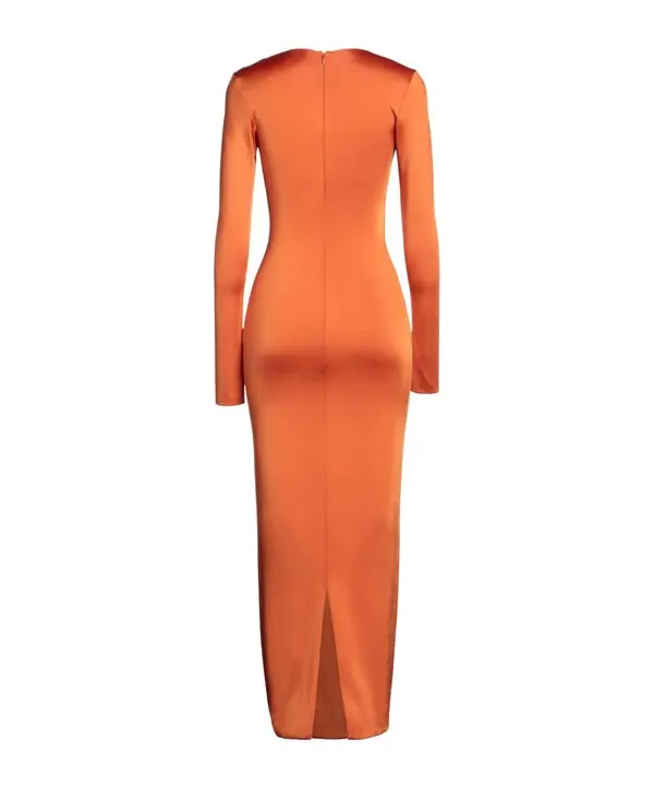 Marni Fitted Long Sleeve Maxi Dress