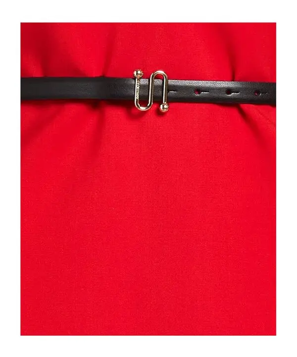 Sportmax Minimalist Solid Color Dress