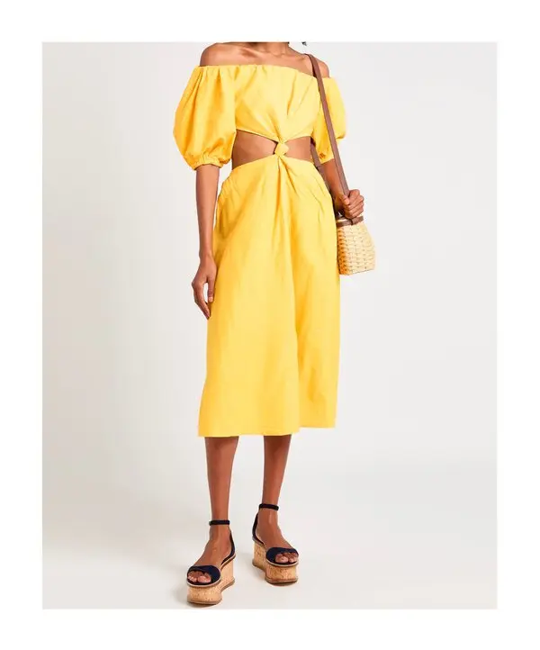 Farm Rio Hollow-out Dress