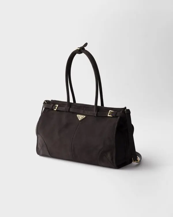 Prada Bonnie Suede Tote Bag