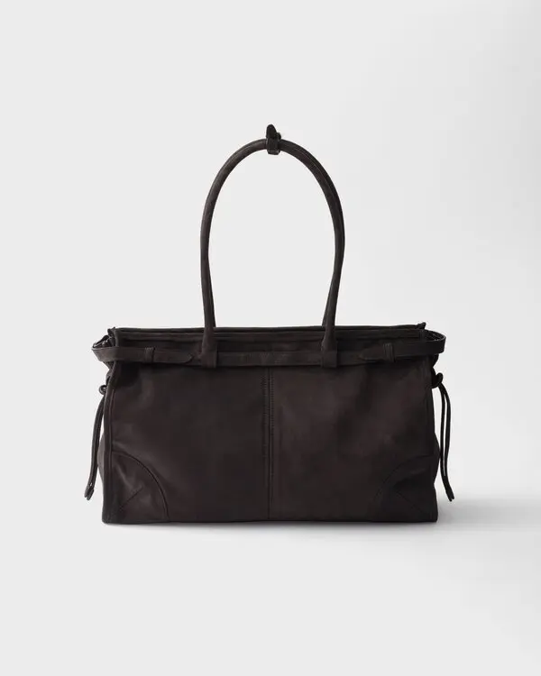 Prada Bonnie Suede Tote Bag