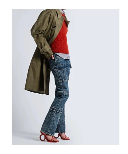 Isabel Marant Étoile Workwear Cargo Jeans - Blue