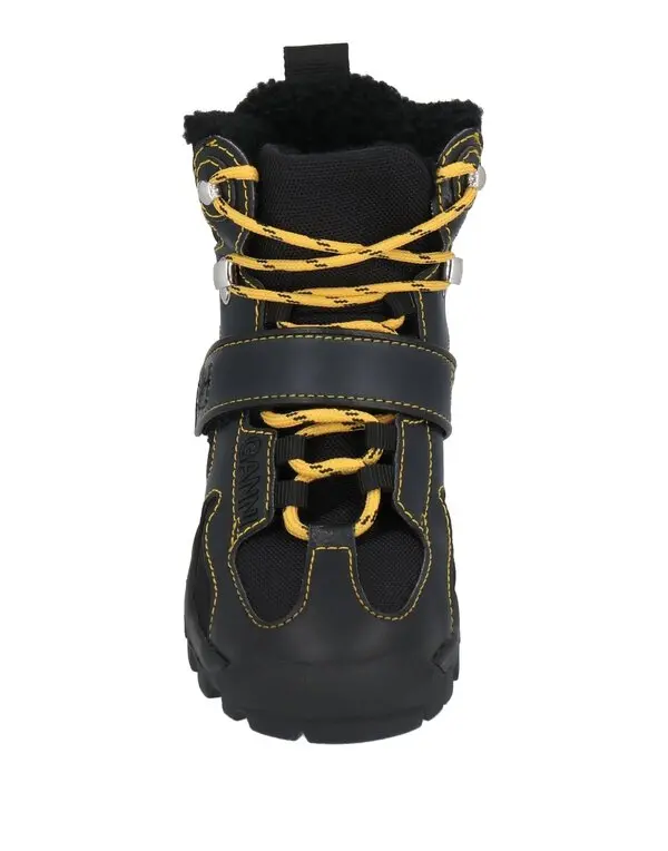 GANNI Lace-up Hiking Boots With Vibram Sole