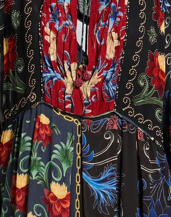 Farm Rio Long Sleeved Printed Dress