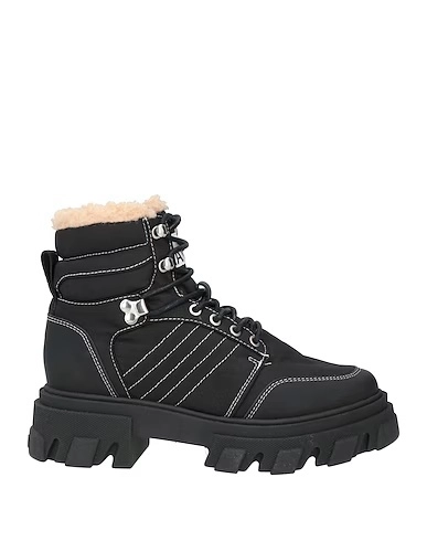 GANNI Fleece-lined Platform Ankle Boots
