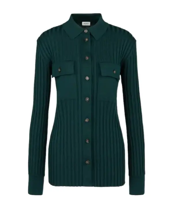 TOD'S Ribbed Button Cardigan