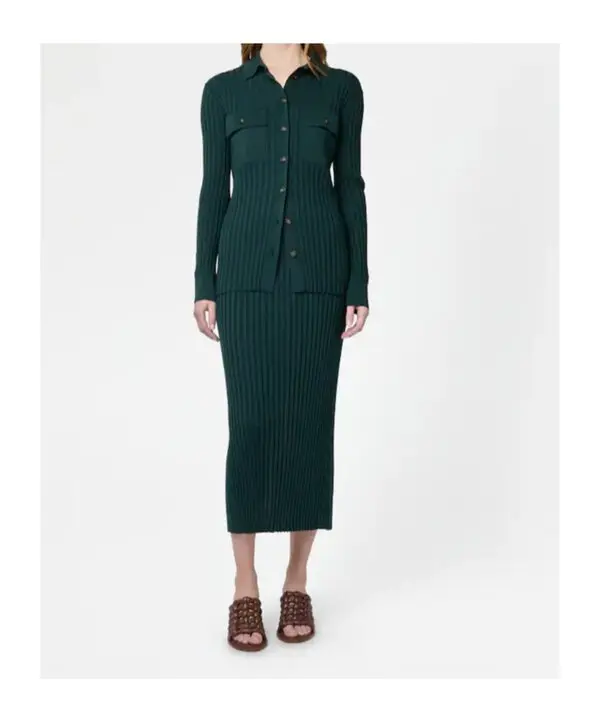 TOD'S Ribbed Button Cardigan