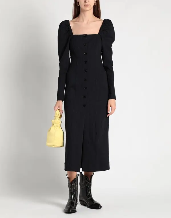 GANNI Striped Shirt Dress