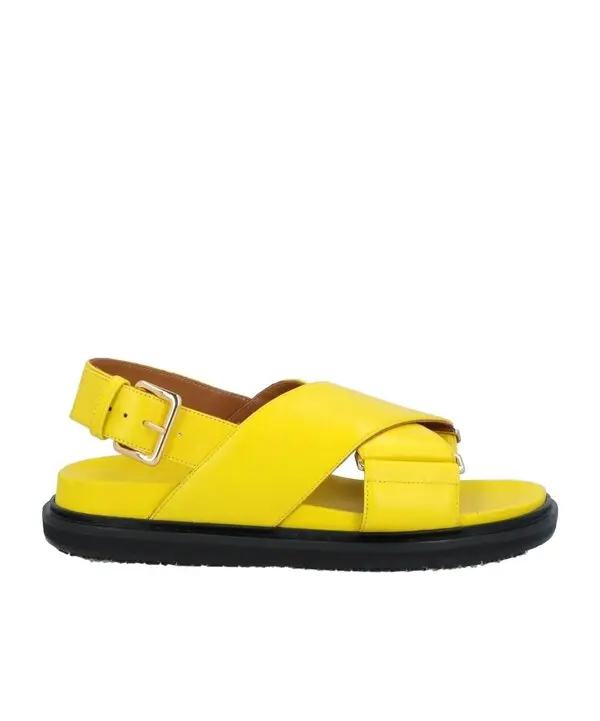 Marni Slingback Sandals - Yellow