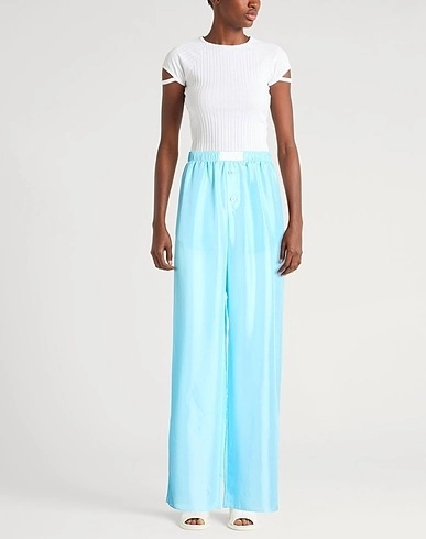 MAISON MARGIELA Satin Wide Leg Trousers