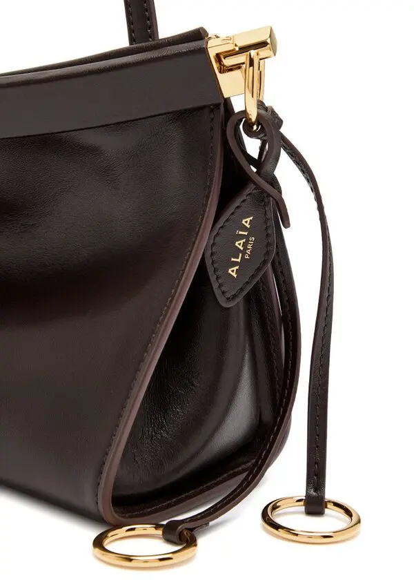 Alaïa East West Medium Leather Shoulder Bag