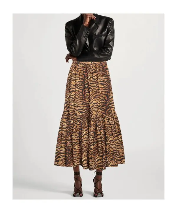 GANNI Elastic Waist Skirt