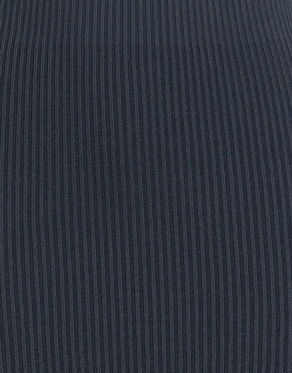 Max Mara Ribbed Knit Pencil Skirt - Black
