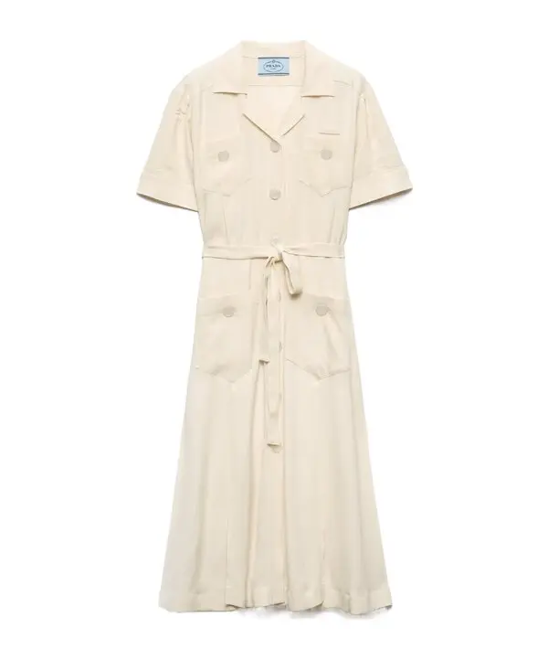 Prada Lace Shirt Dress