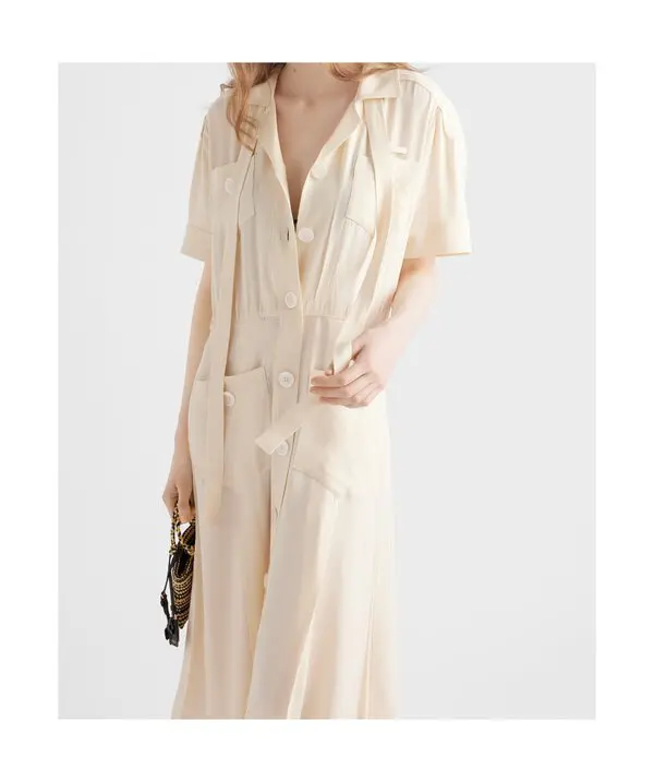Prada Lace Shirt Dress