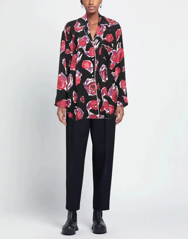 Marni Printed Floral Crepe Shirt