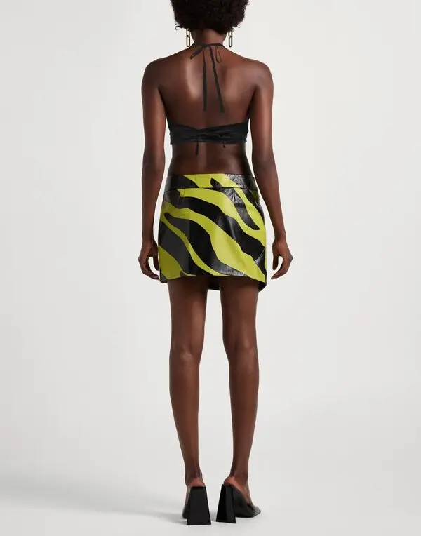 Sportmax Satin Halter Backless Cropped Top
