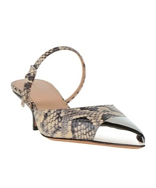 Sportmax Snake-patterned Pointed Mules