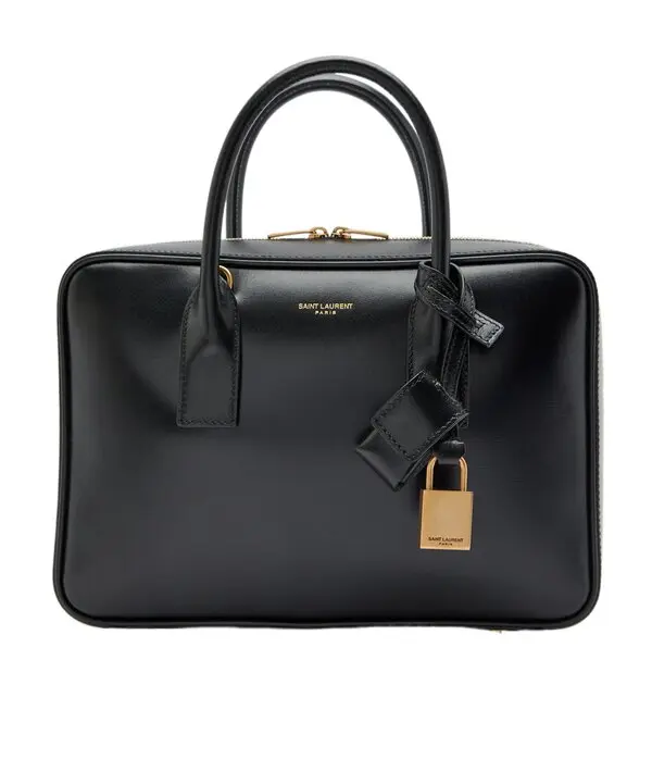Saint Laurent Sac De Jour Small Leather Top Handle Bag - Black