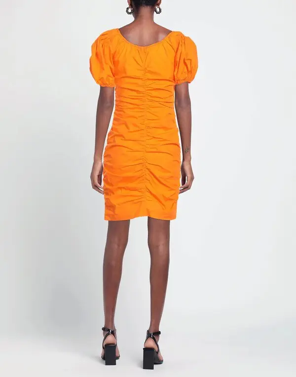 GANNI Scoop Neckline Bodycon Dress