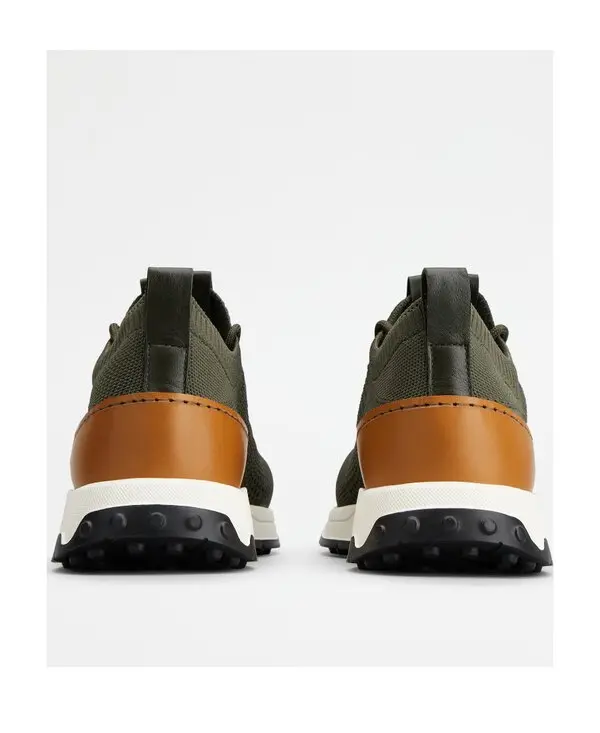 TOD'S Mesh Running Lace-up Sneakers - Green